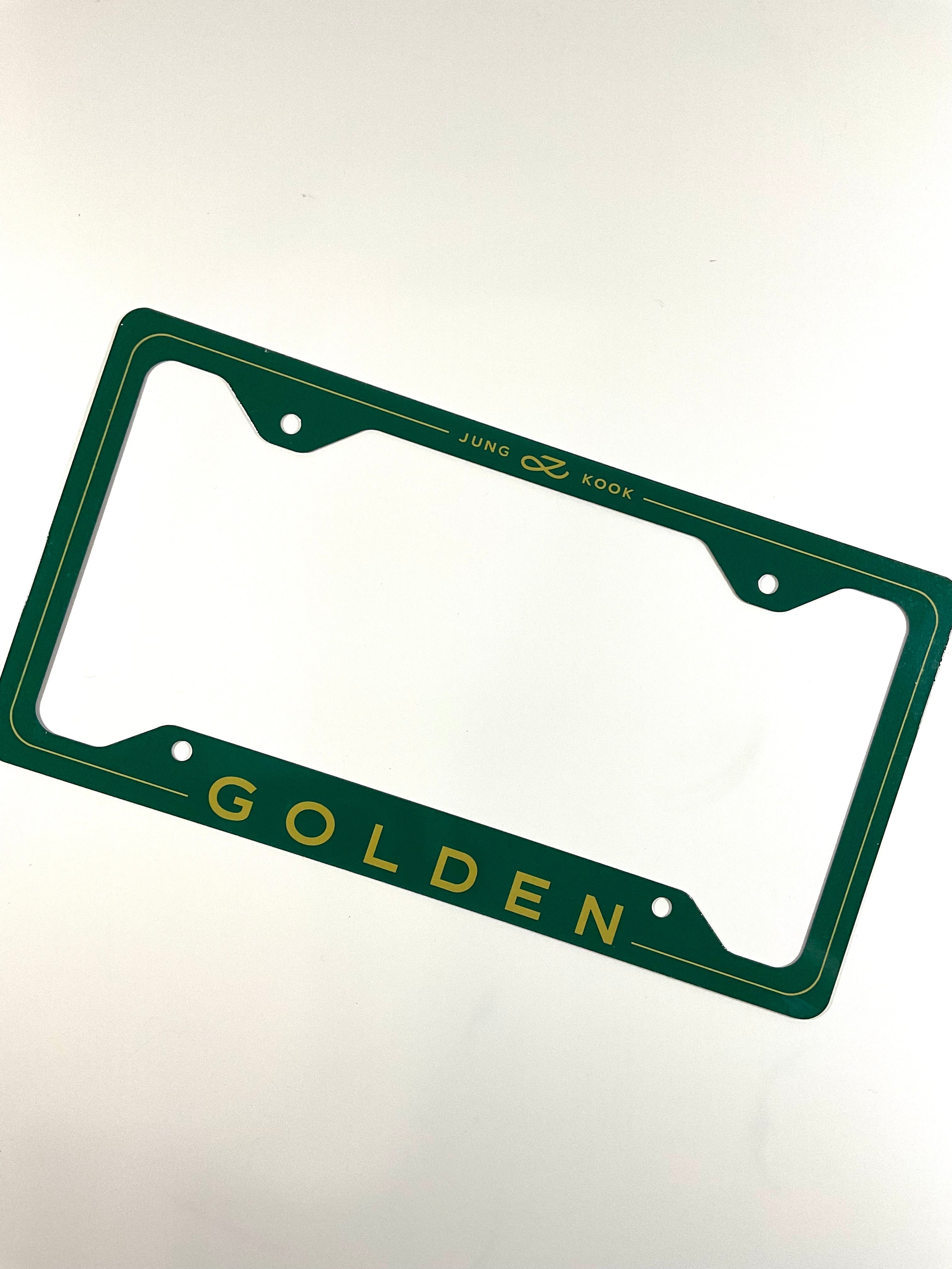 BTS Jungkook Golden Inspired License Plate Frame – Still With Euphoria