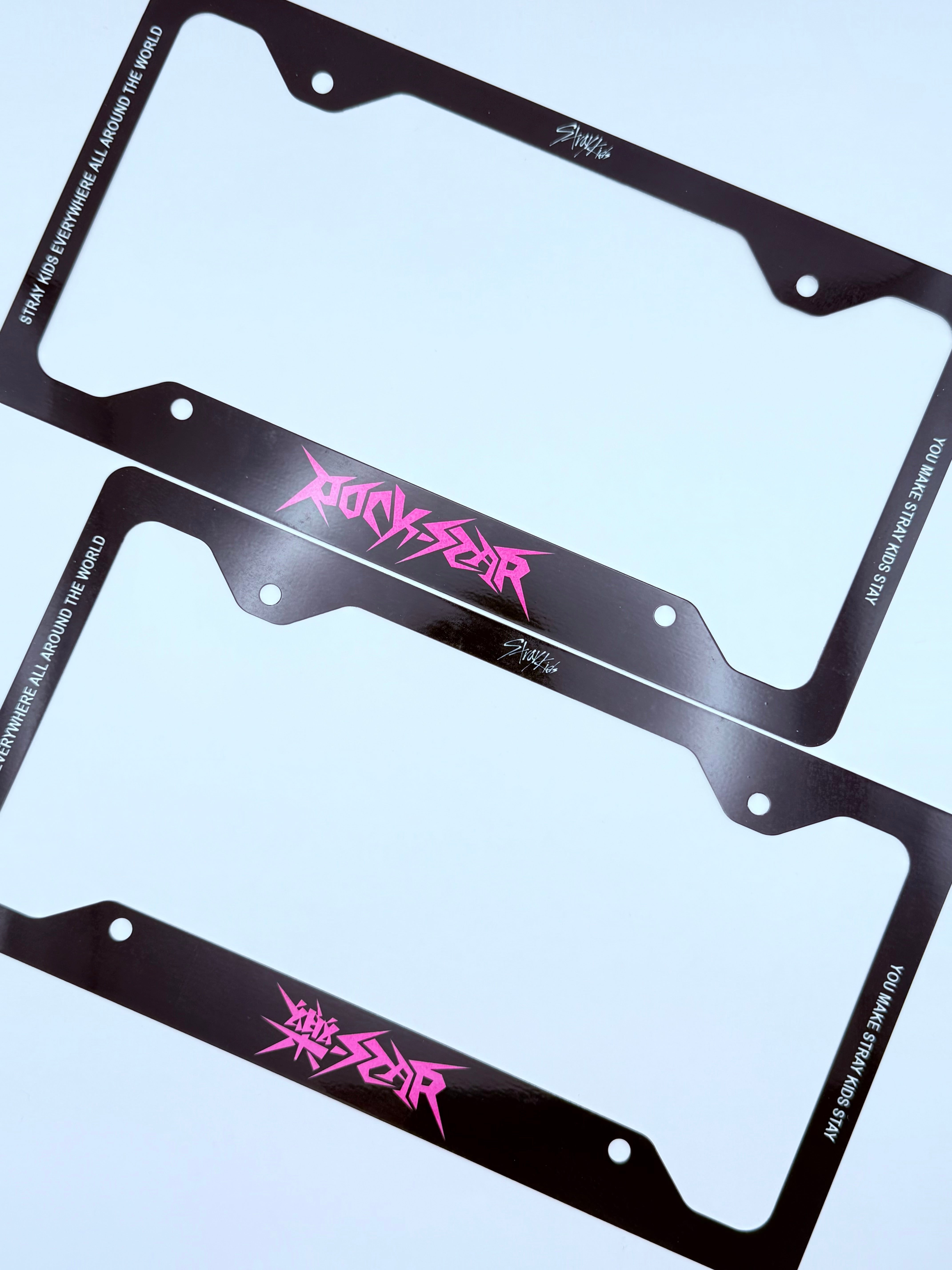 Stray Kids Rockstar Inspired License Plate Frame – Still With Euphoria